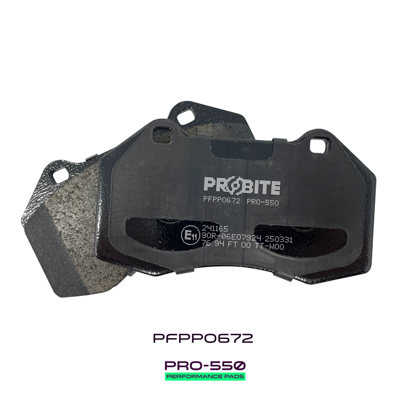 PRO-550 Performance Pads | Fronts | W125mm H71mm D15mm — Probite
