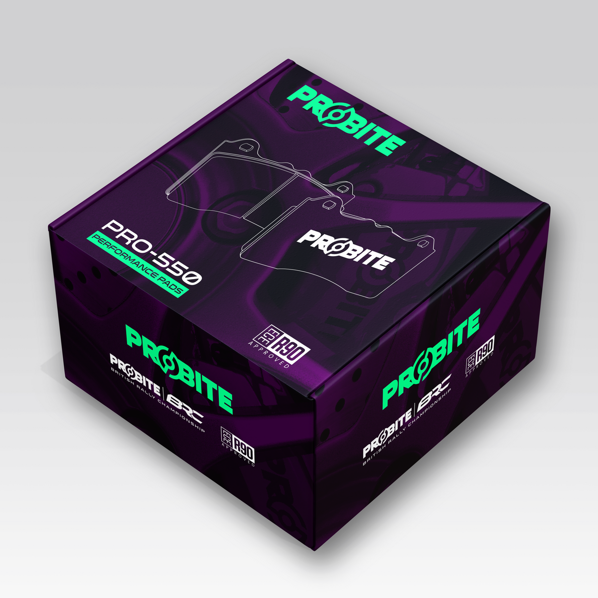 PRO-550 Performance Pads | Rears | W105mm H56mm D17mm — Probite