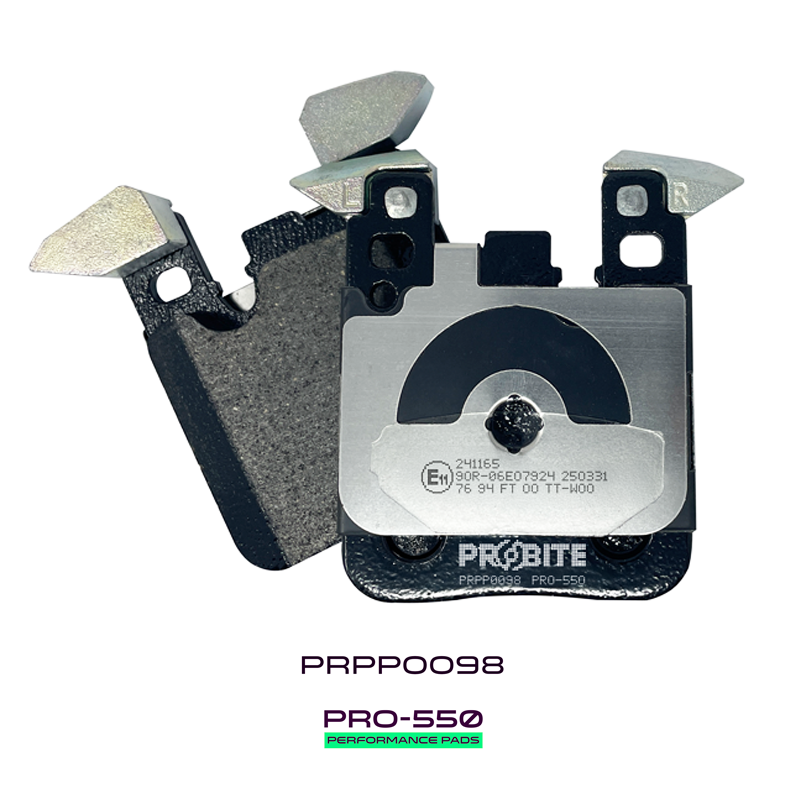 PRO-550 Performance Pads | Rears | W72mm H88mm D17mm — Probite