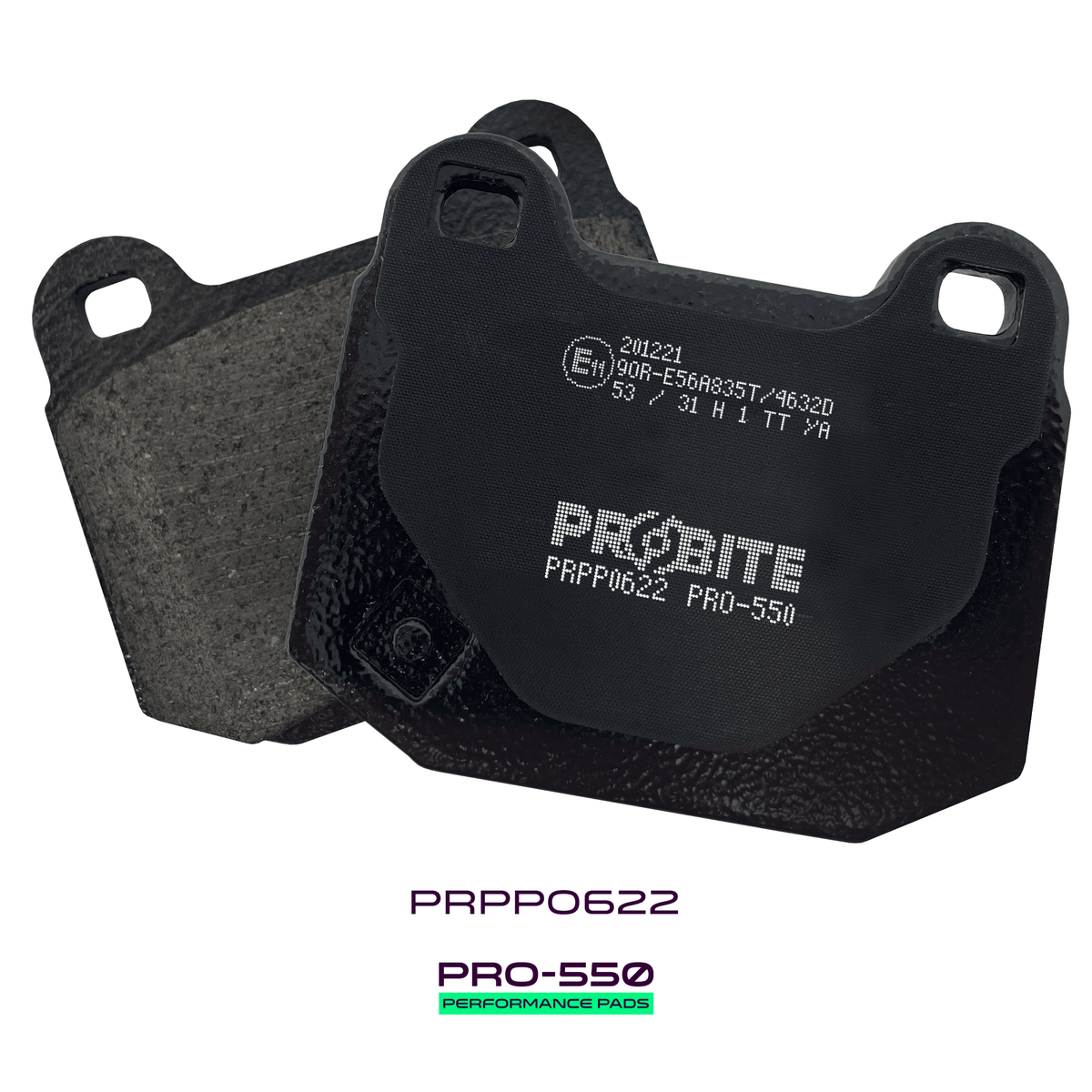 PRO-550 Performance Pads | Rears | W76mm H65mm D14mm — Probite